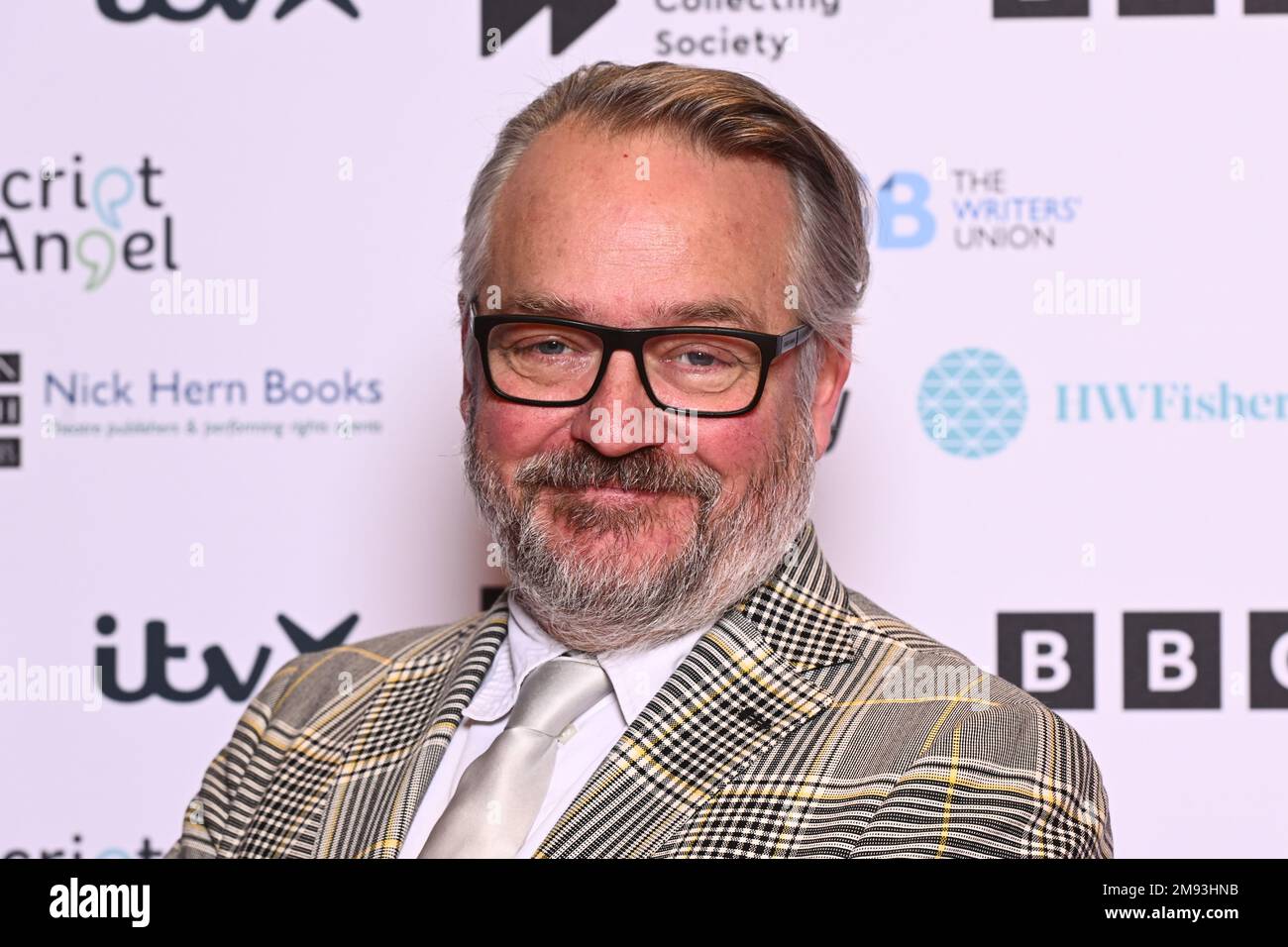 London, UK. 16 January 2023. Charlie Higson attending the 2023 Writers ...