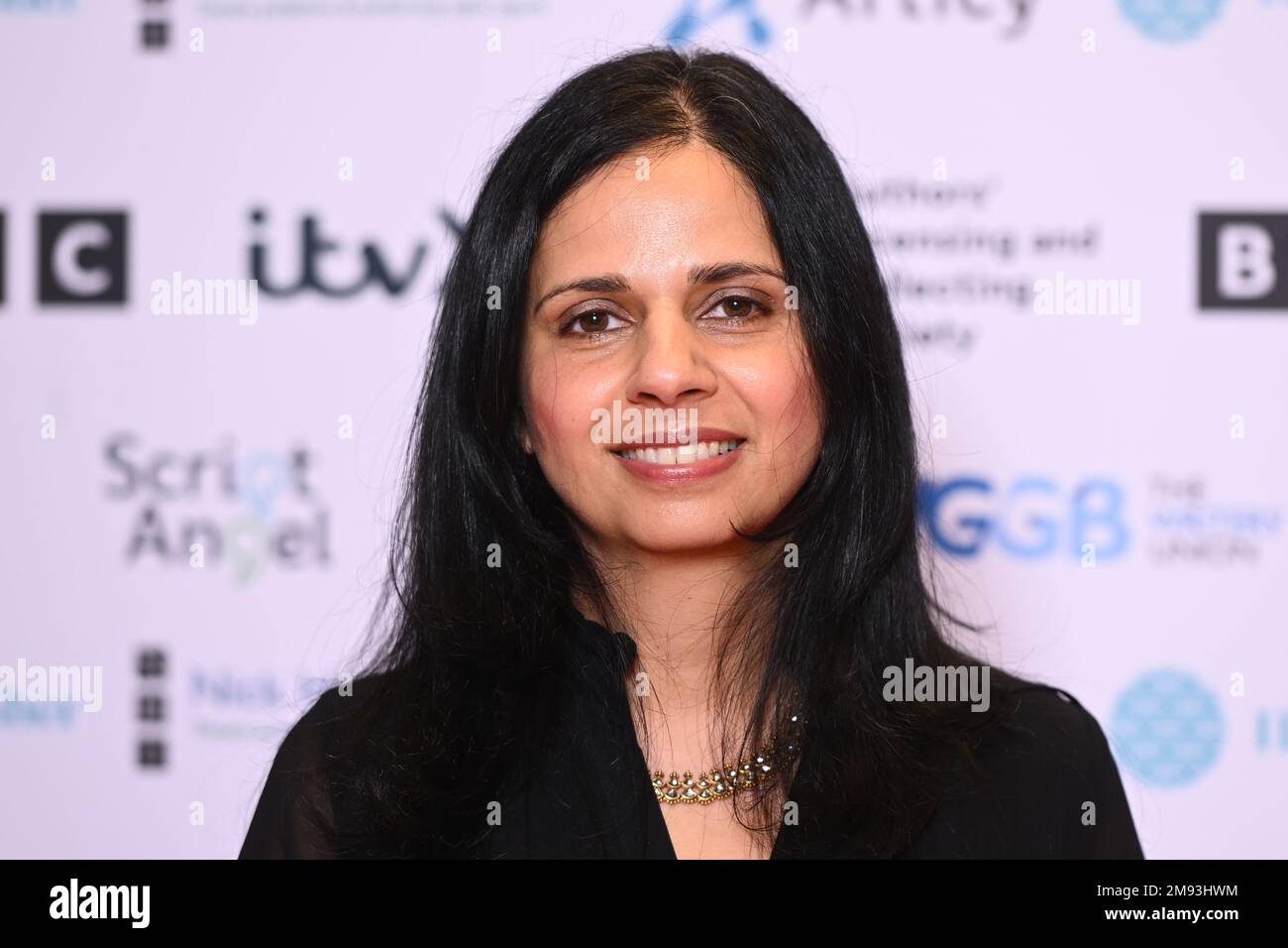 London, UK. 16 January 2023. Aamina Ahmad attending the 2023 Writers ...
