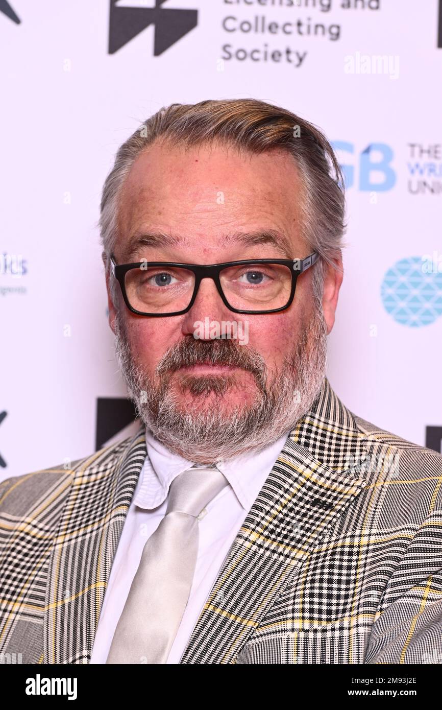 London, UK. 16 January 2023. Charlie Higson attending the 2023 Writers ...