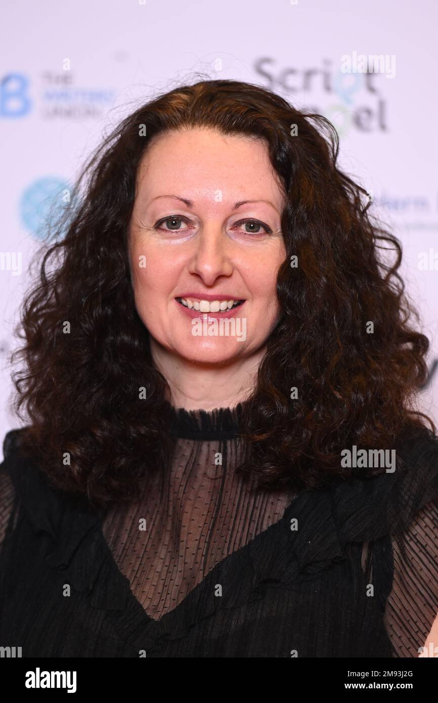 London, UK. 16 January 2023. Stephanie Dale attending the 2023 Writers ...