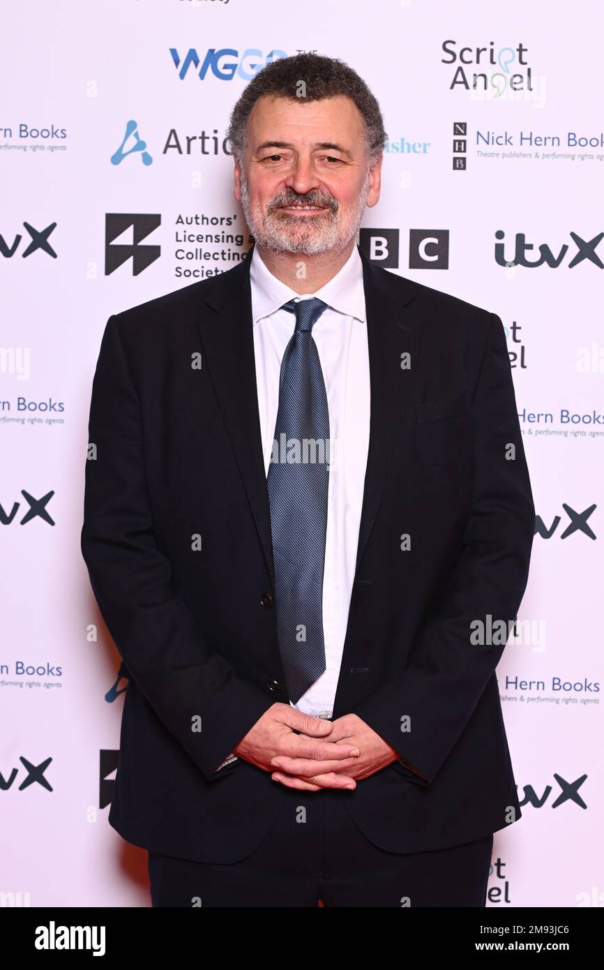 London, UK. 16 January 2023. Steven Moffat attending the 2023 Writers ...