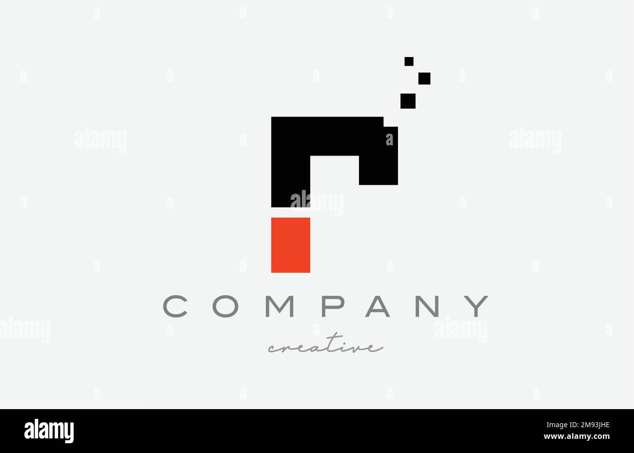 Dotted R alphabet letter logo icon. Dots template design for company or ...