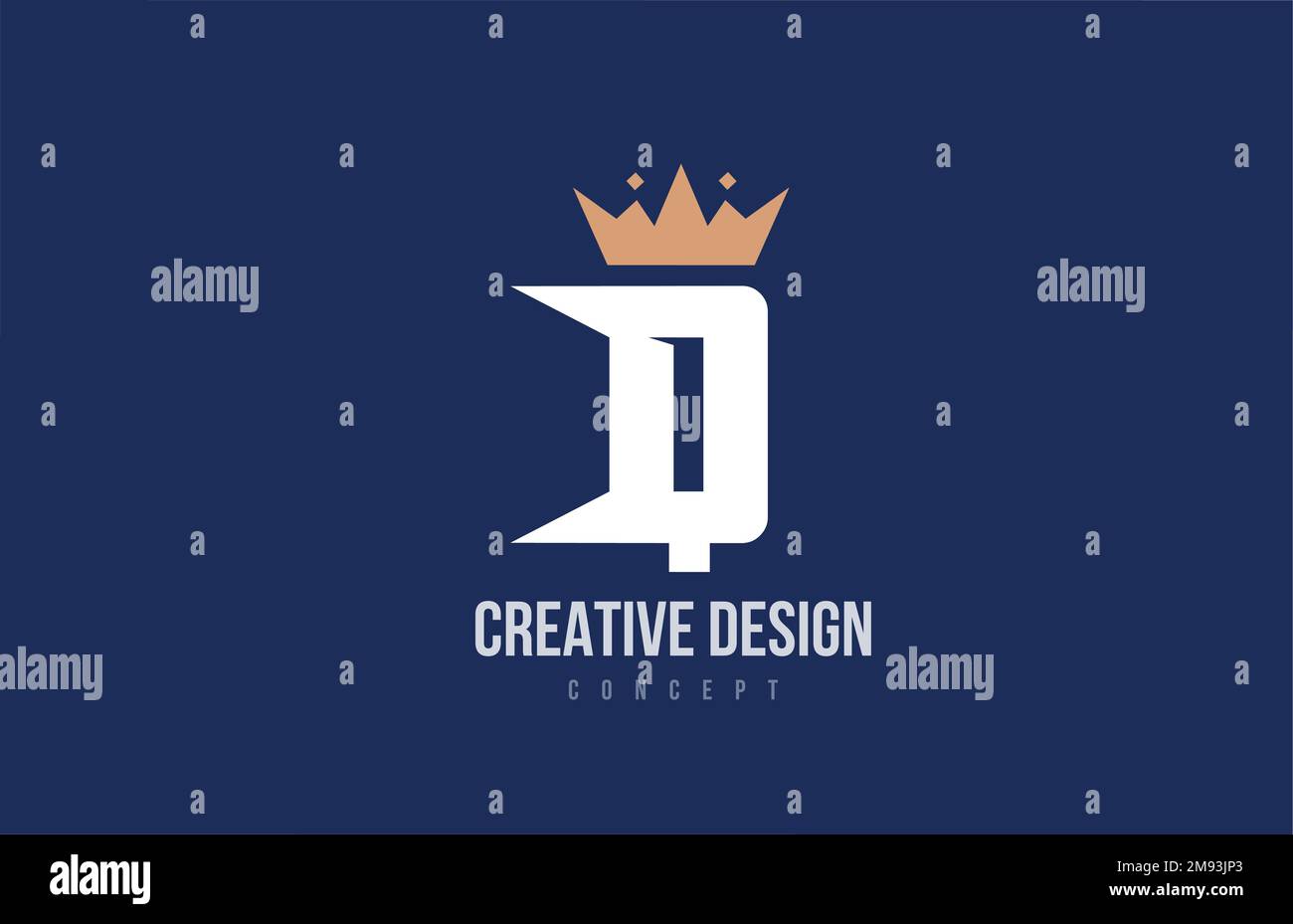 king crown Q alphabet letter logo icon design. Creative template for ...