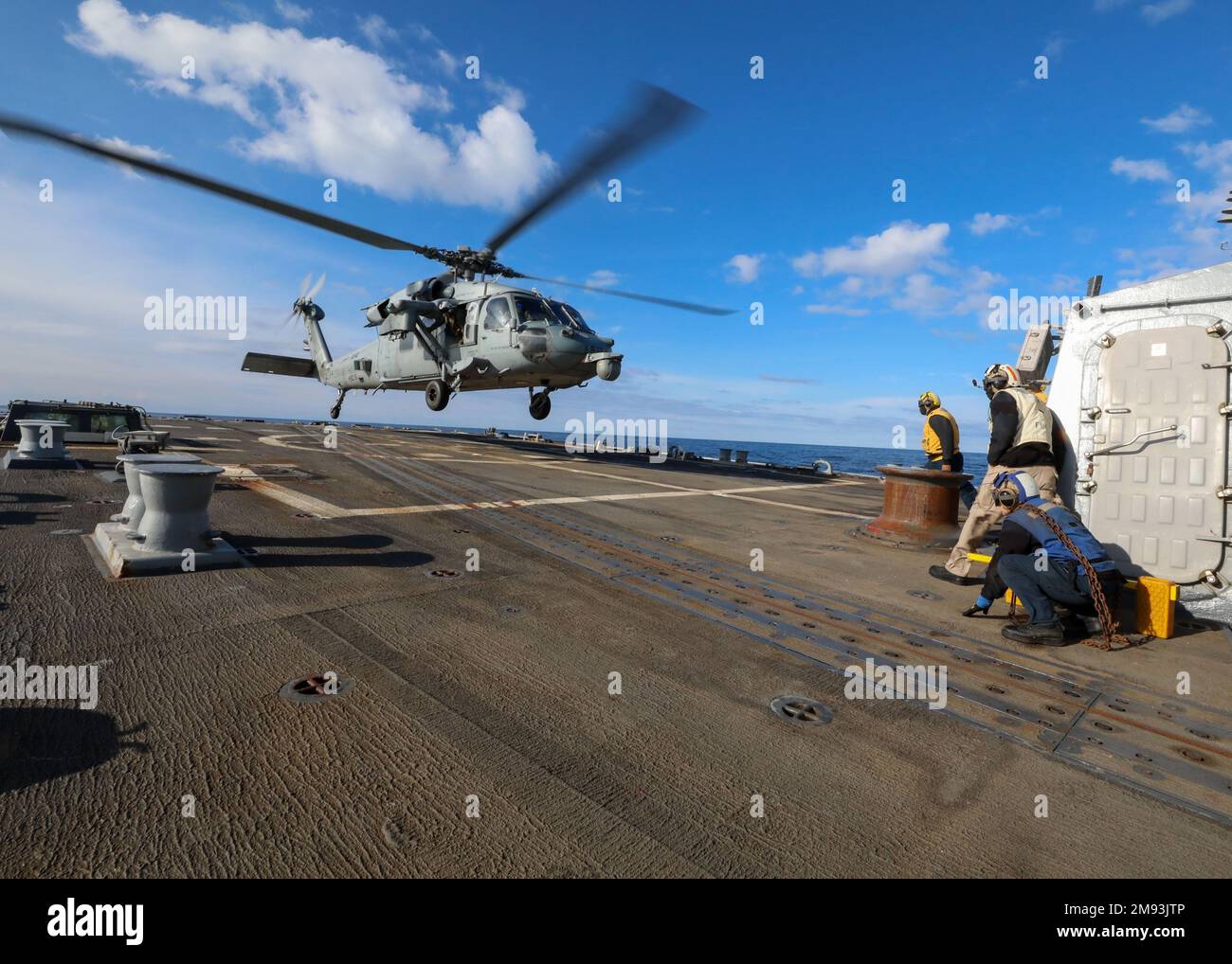 230112-N-IJ902-1020 MEDITERRANIAN SEA (Jan. 12, 2023) An MH 60S ...