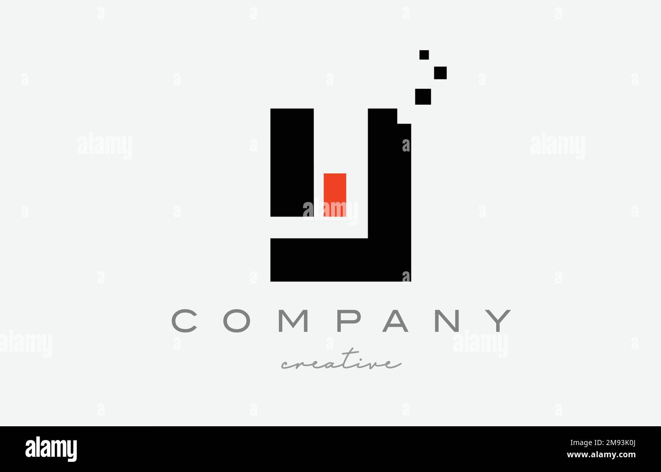 Dotted Y alphabet letter logo icon. Dots template design for company or ...