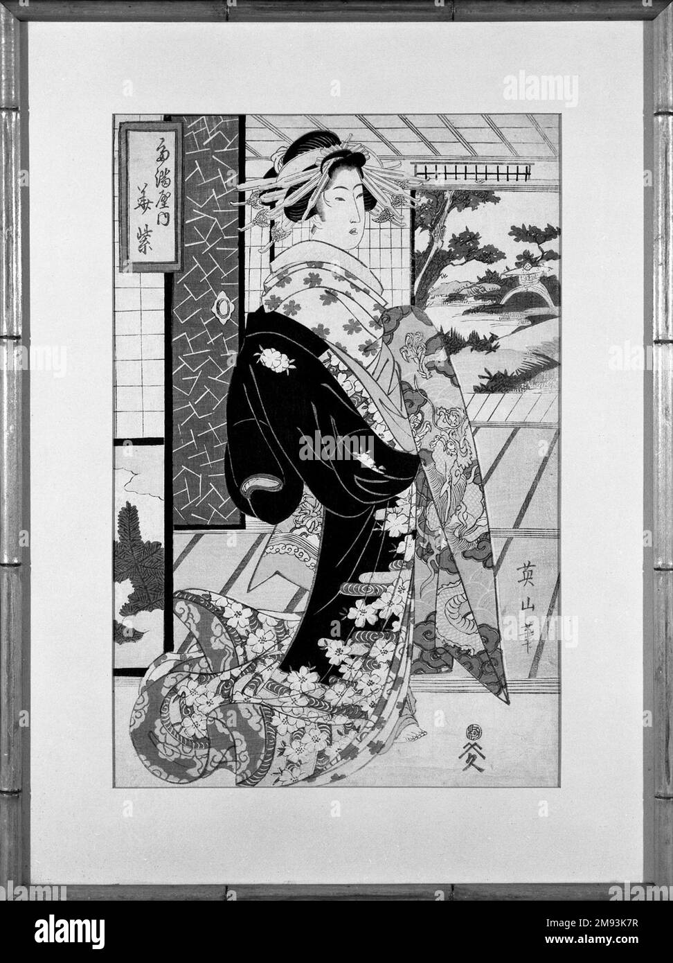 Japanese Woodblock Prints Black And White