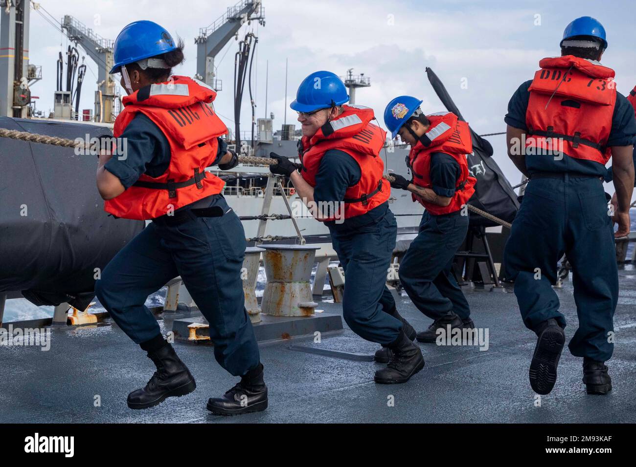 230111-N-SN516-1095 PHILIPPINE SEA (Jan. 11, 2023) U.S. Navy Sailors ...