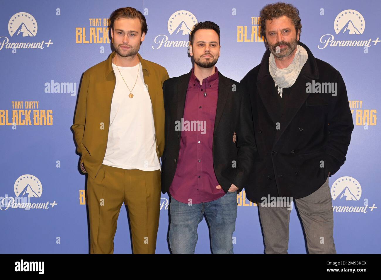 Rome, Italy. 16th Jan, 2023. Douglas Booth (l), Mauro Aragona (c) and ...