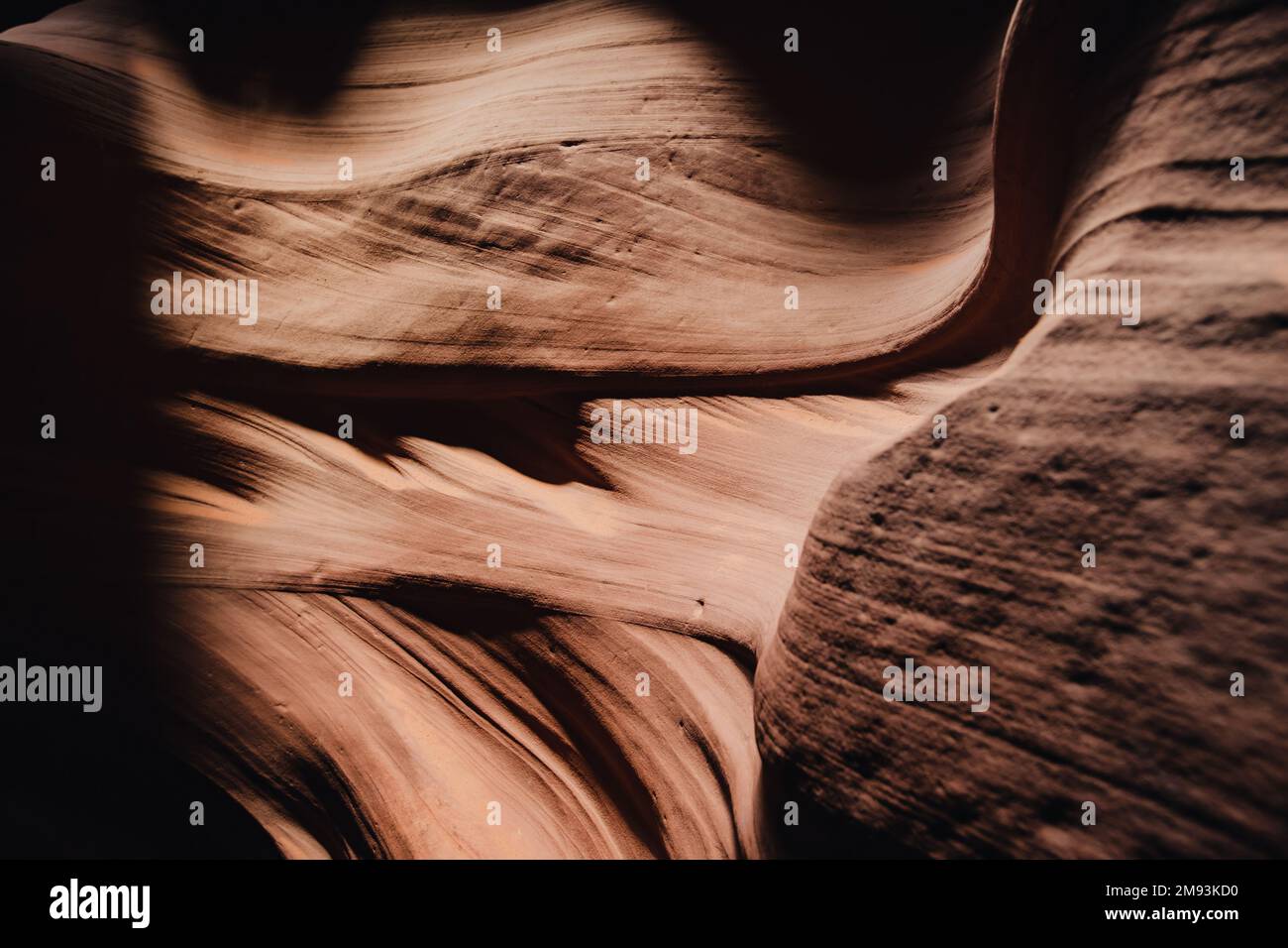 Glowing colors of Upper Antelope Canyon, the famous slot canyon in ...