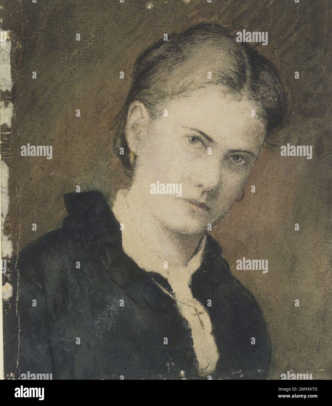 Portrait of Artist's Wife Ralph Albert Blakelock (American, 1847-1919 ...