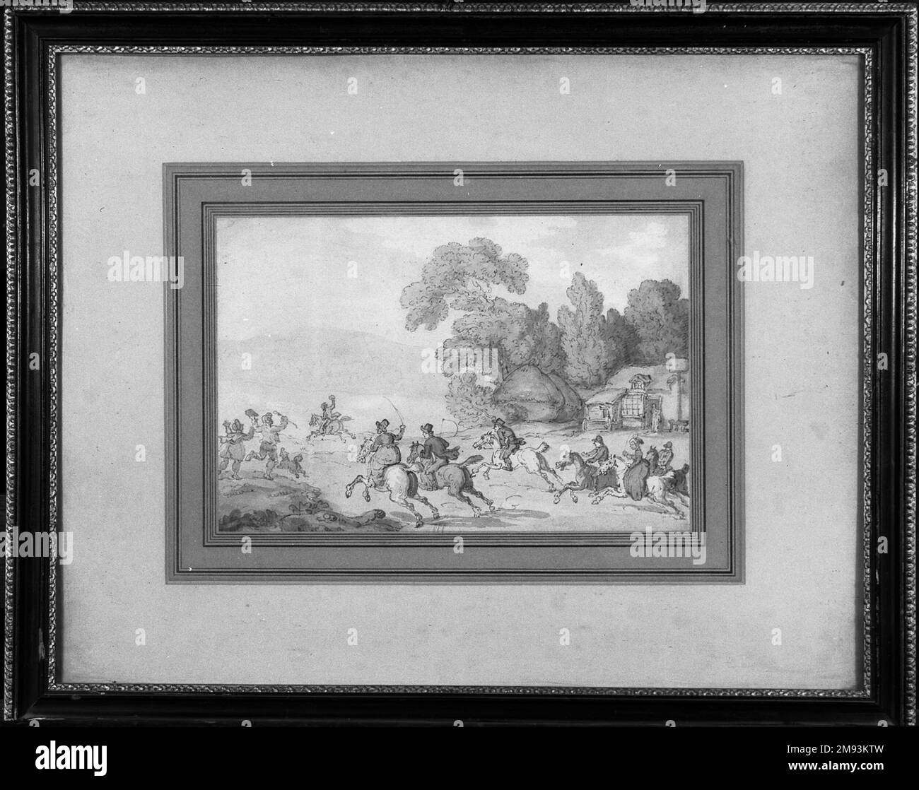 19th century equestrian riders Black and White Stock Photos & Images ...