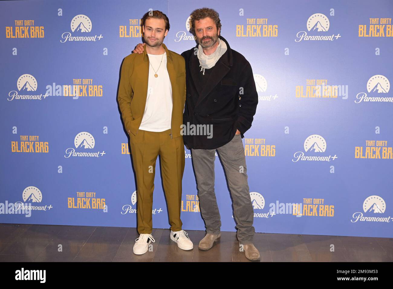 Douglas Booth (l) and Guido Caprino (r) attend the photocall of ...