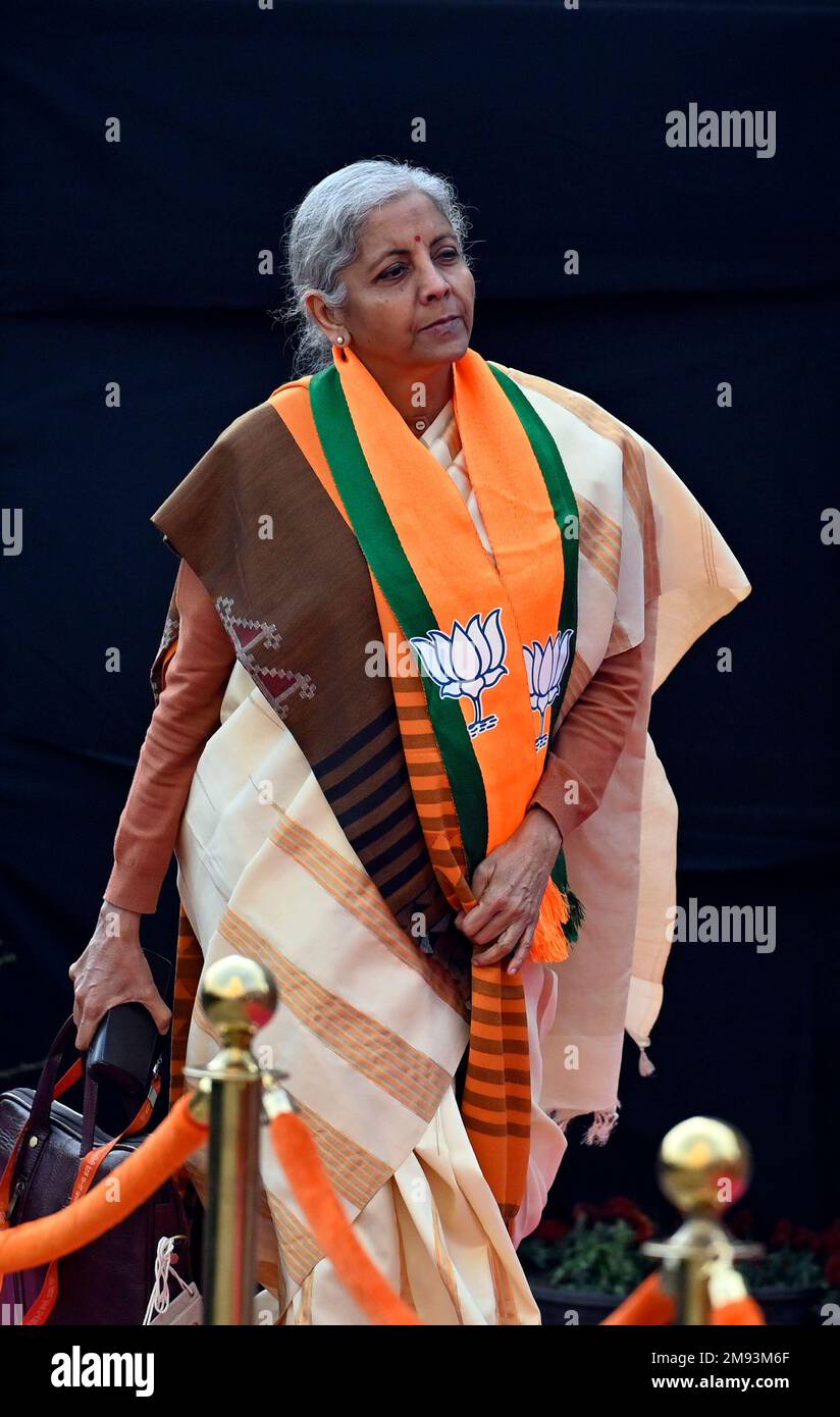 Nirmala sitharaman finance minister hi-res stock photography and images ...