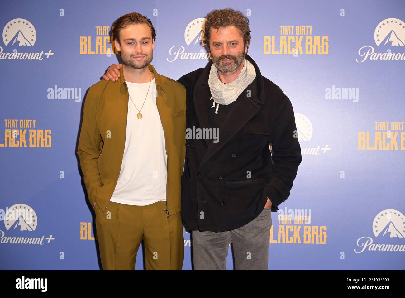 Douglas Booth (l) and Guido Caprino (r) attend the photocall of ...