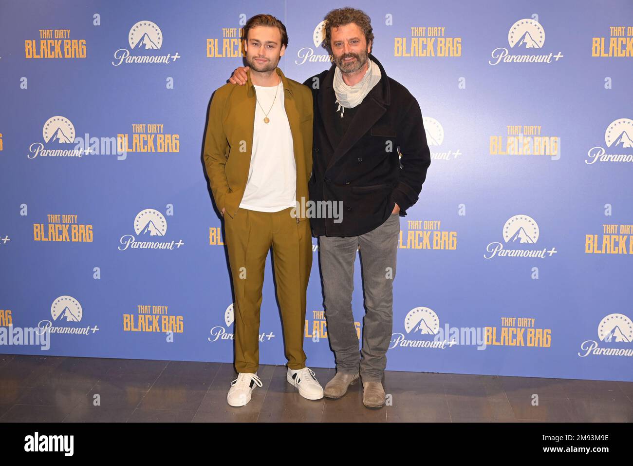 Douglas Booth (l) and Guido Caprino (r) attend the photocall of ...