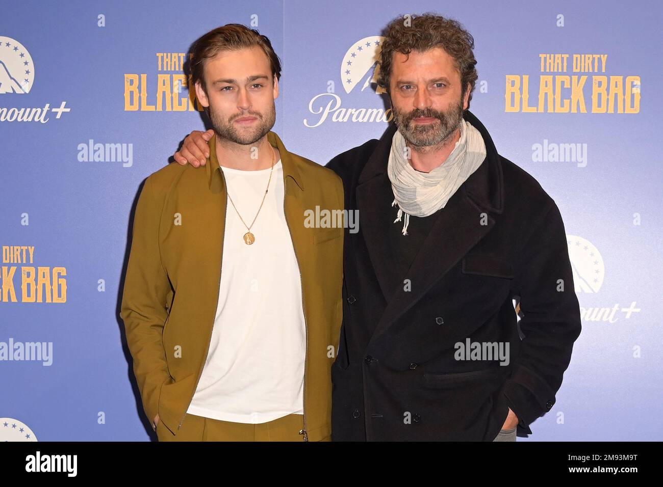 Douglas Booth (l) and Guido Caprino (r) attend the photocall of ...