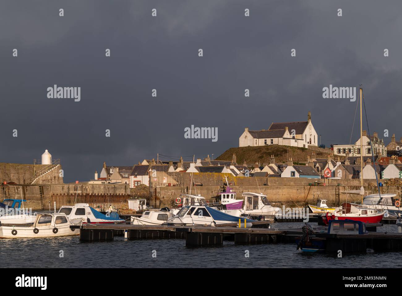 Findochty, Moray, UK. 16th Jan, 2023. This is the view North over Moray ...