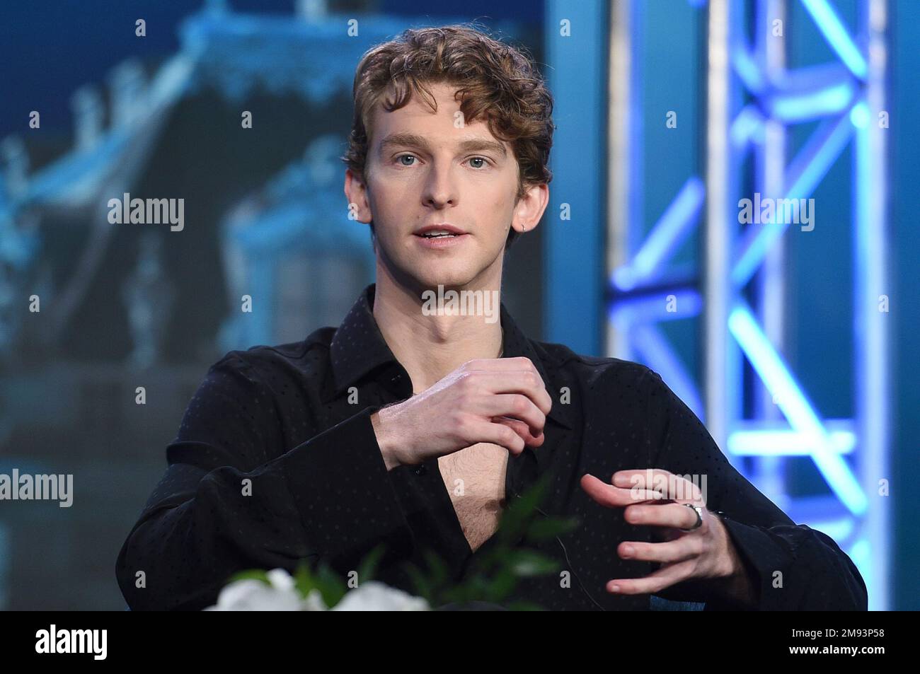 Louis Cunningham participates in the PBS "Marie Antoinette" panel ...