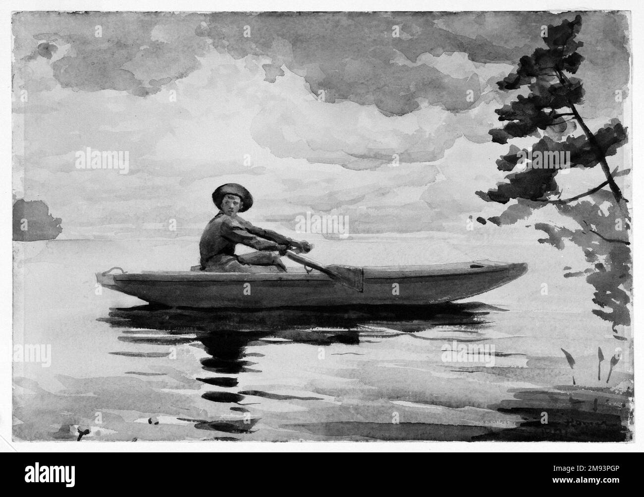 The Boatman Winslow Homer (American, 1836-1910). The Boatman, 1891 ...