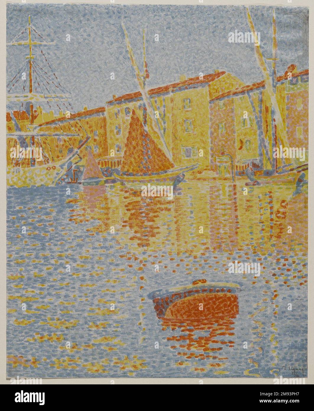 Harbour Scene Paul Signac (French, 1863-1935). Harbour Scene, ca. 1894 ...