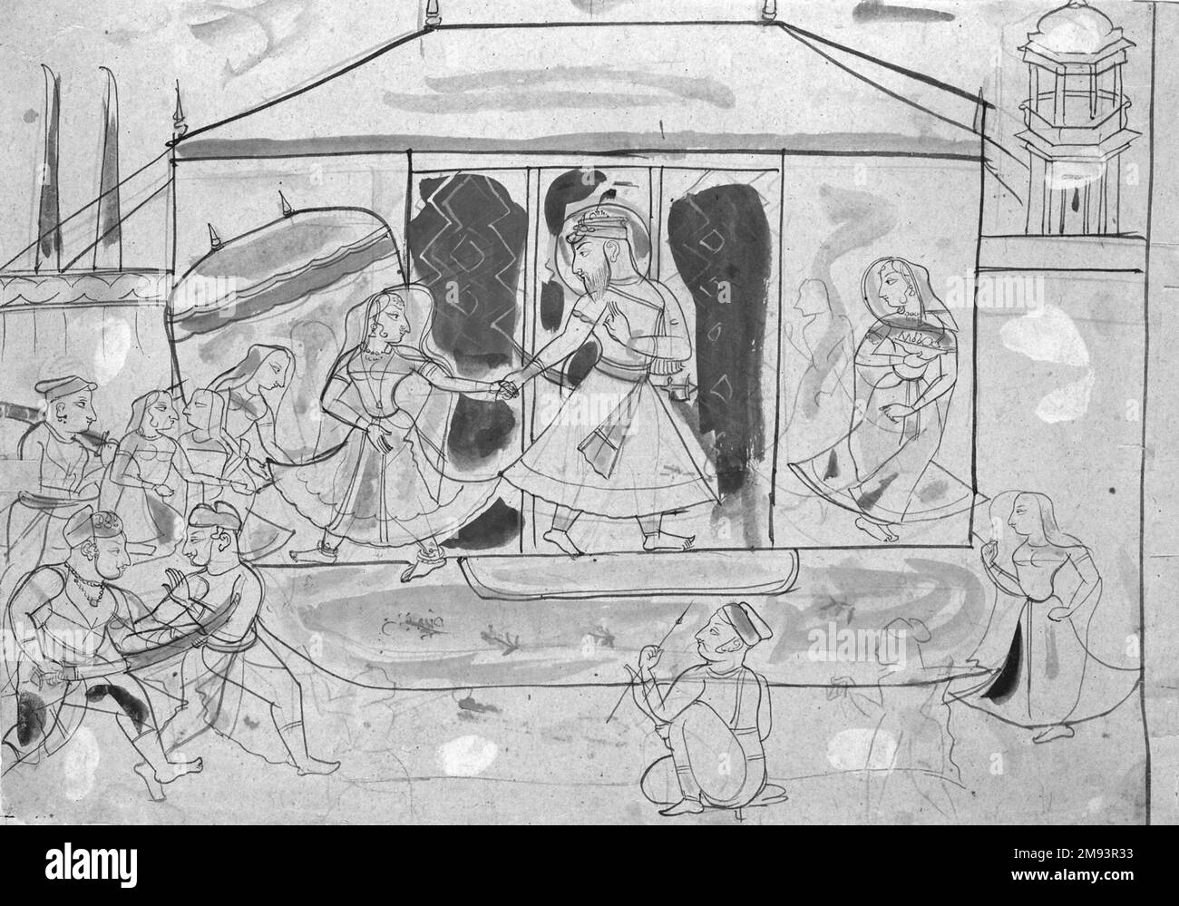 Raja Ram Singh II of Kotah and Ramkishan Singh of Udaipur Indian. Raja ...