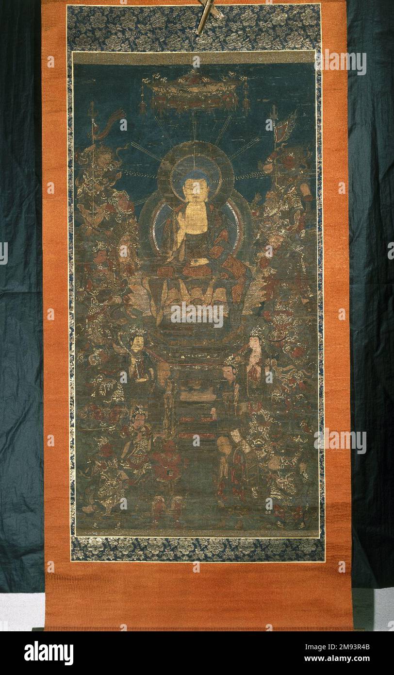 Buddha and Sixteen Benevolent Deities Buddha and Sixteen Benevolent ...