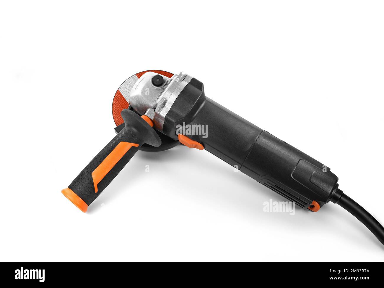 Compact grinder. Angle grinder isolated on a white background Stock ...