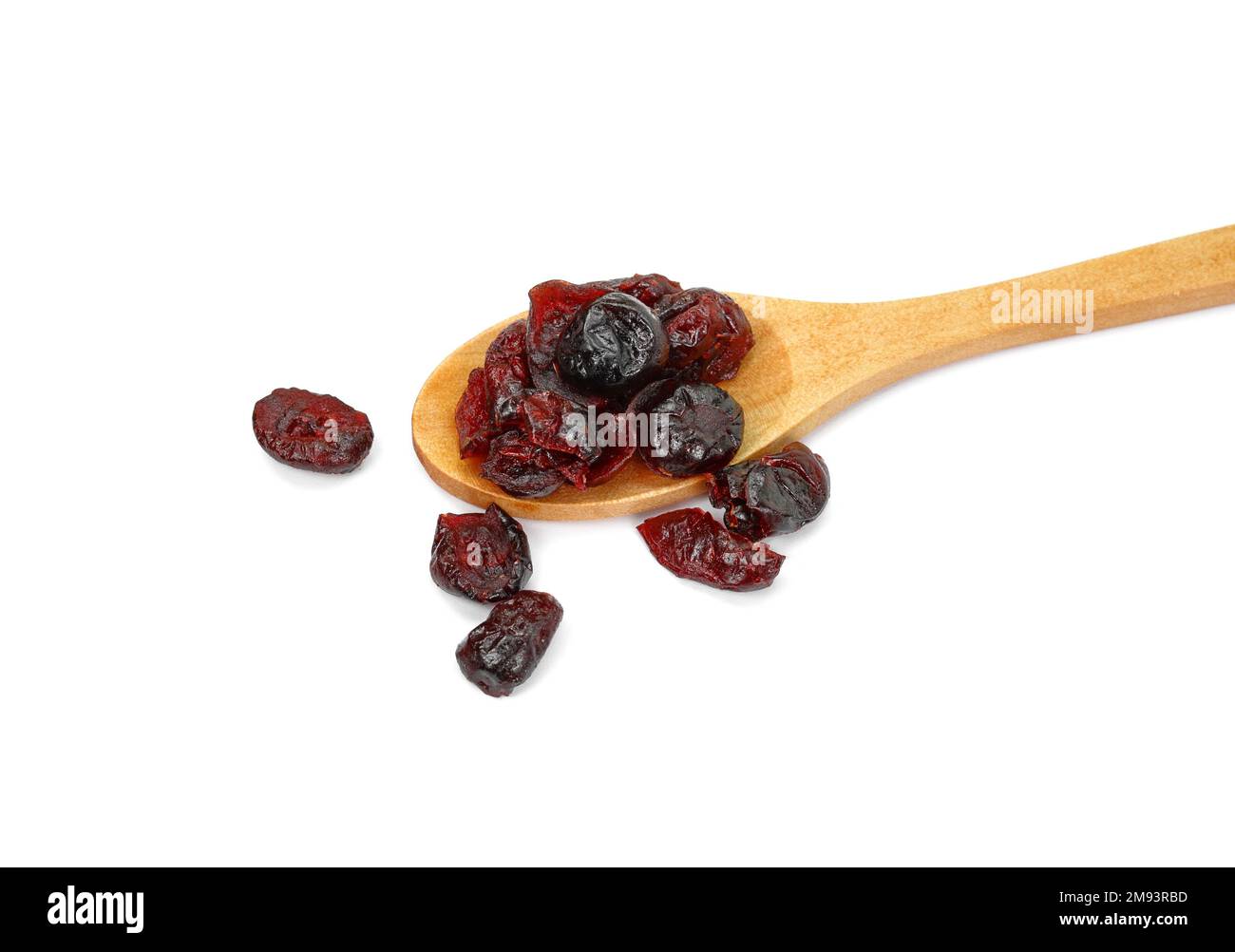 Dried cranberries isolated on white background. Heap of dried ...