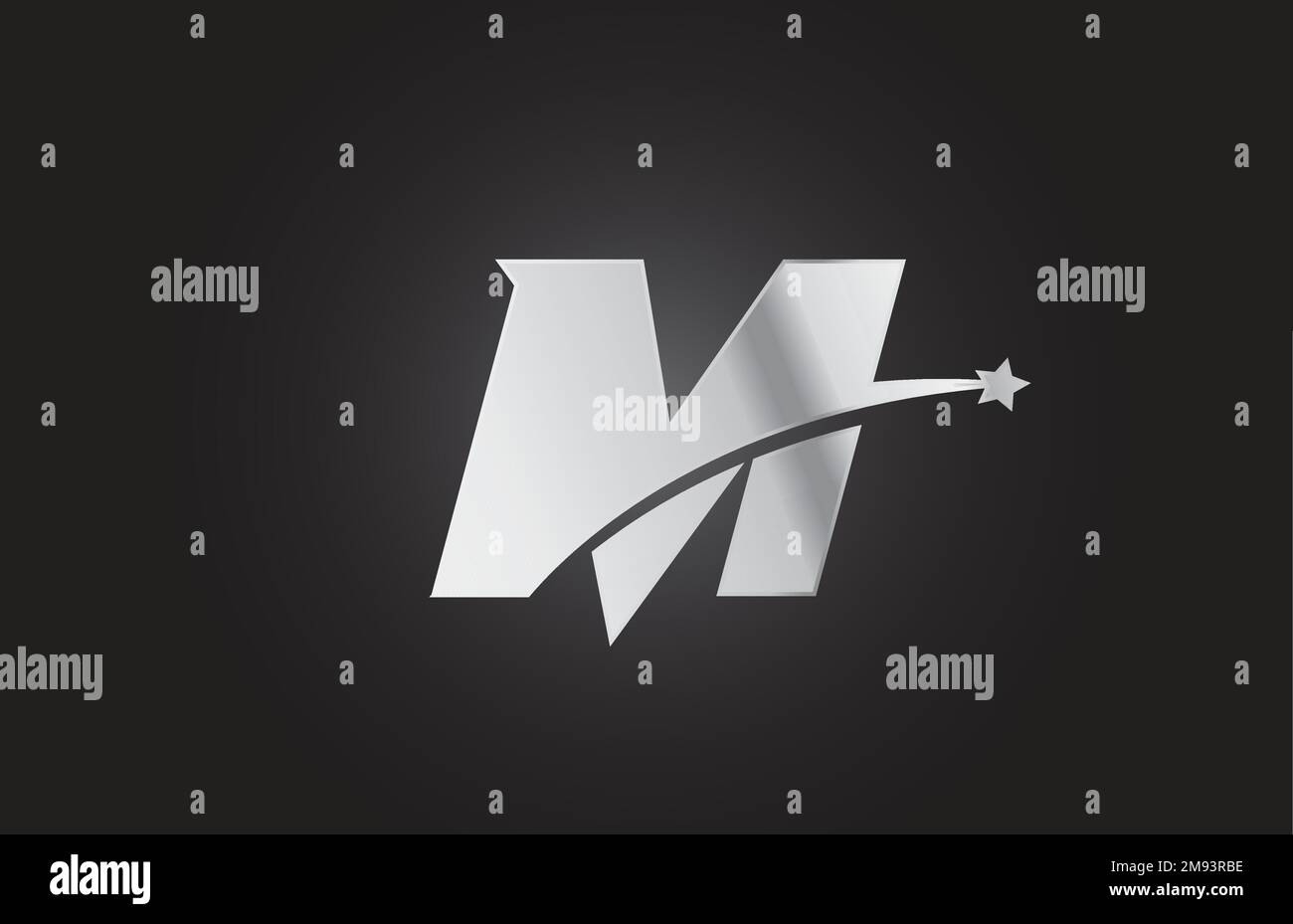Silver star m hi-res stock photography and images - Alamy