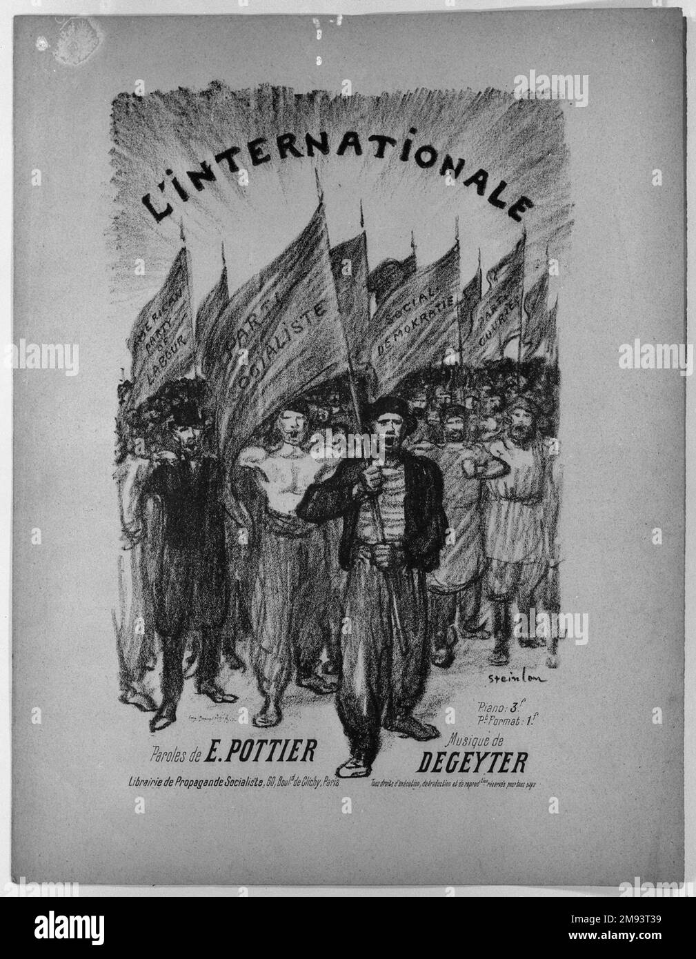 Théophile alexandre steinlen Black and White Stock Photos & Images - Alamy