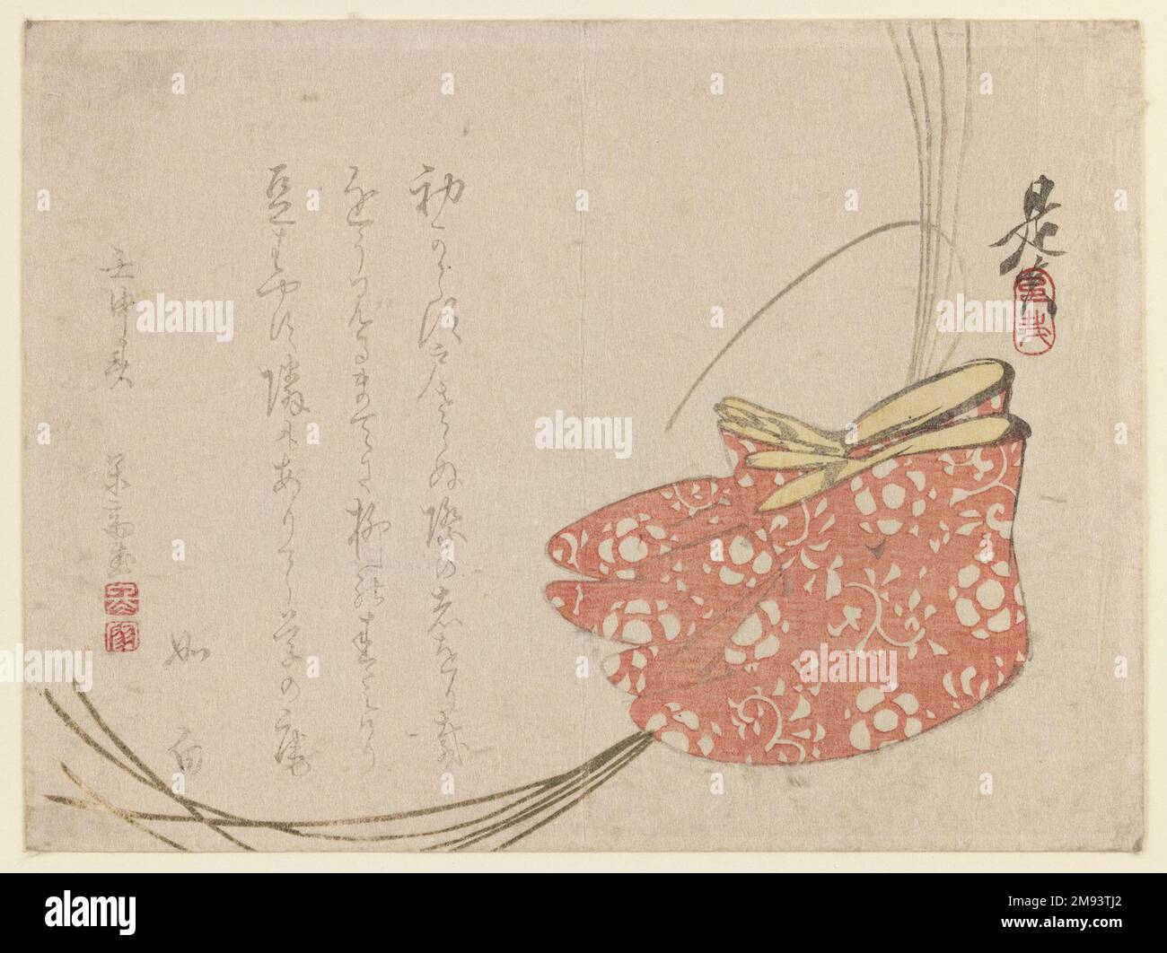 Surimono Shibata Zeshin (Japanese, 1807-1891). , 19th century. Color ...