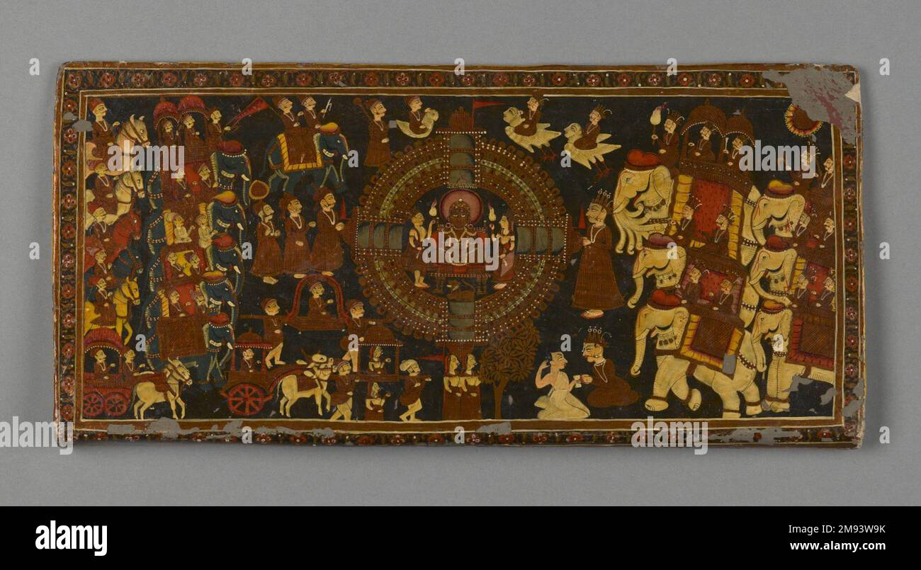 Jain Book Cover Jain Book Cover, 18th century. Opaque watercolor and ...