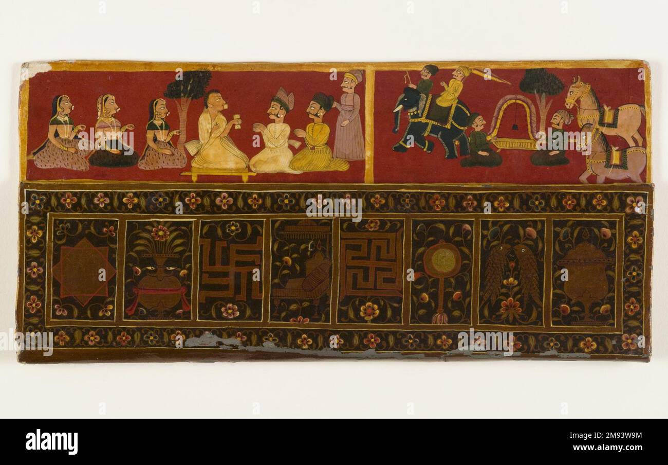 Jain Book Cover Jain Book Cover, 18th century. Opaque watercolor and ...