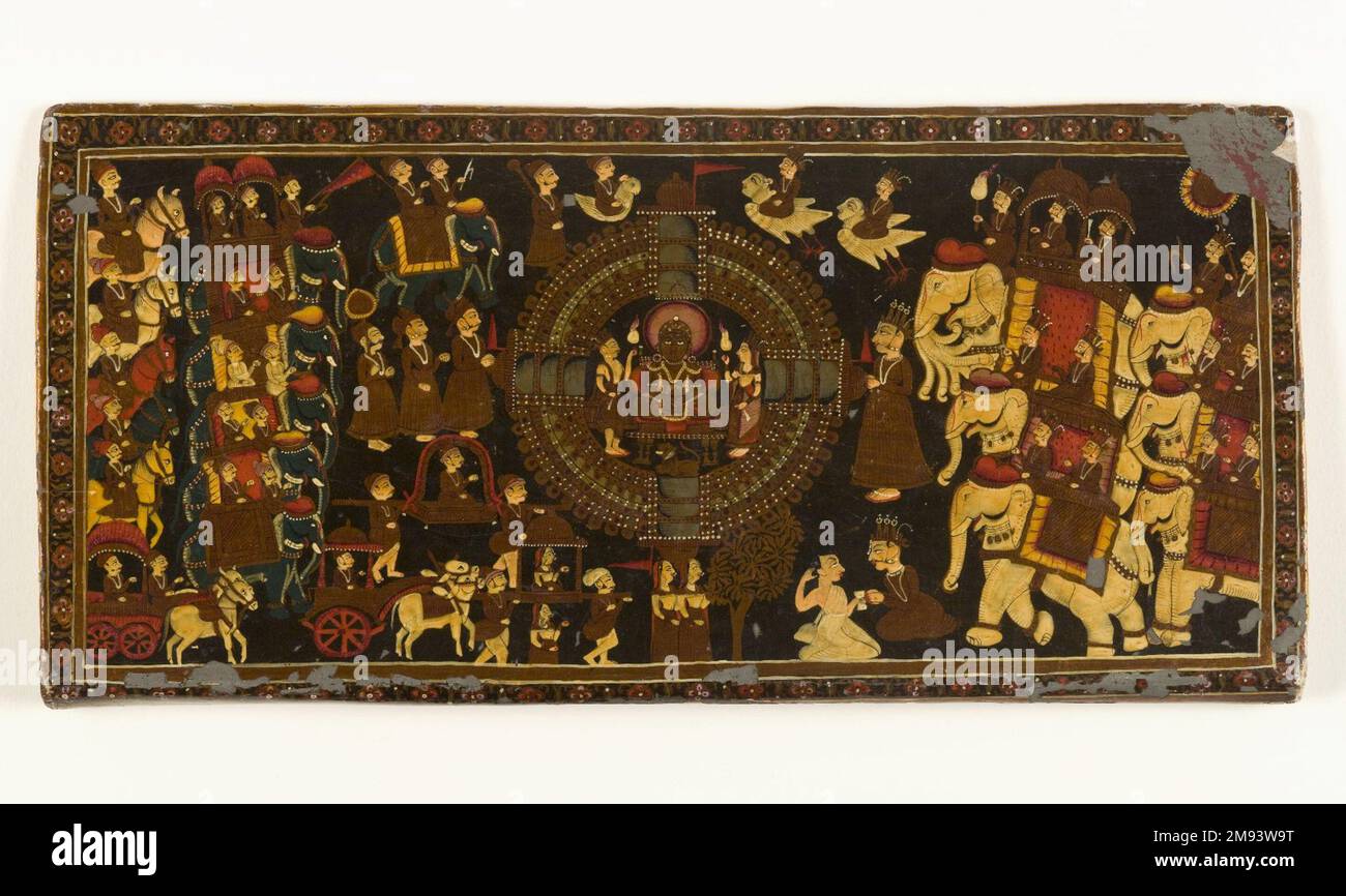 Jain Book Cover Jain Book Cover, 18th century. Opaque watercolor and ...