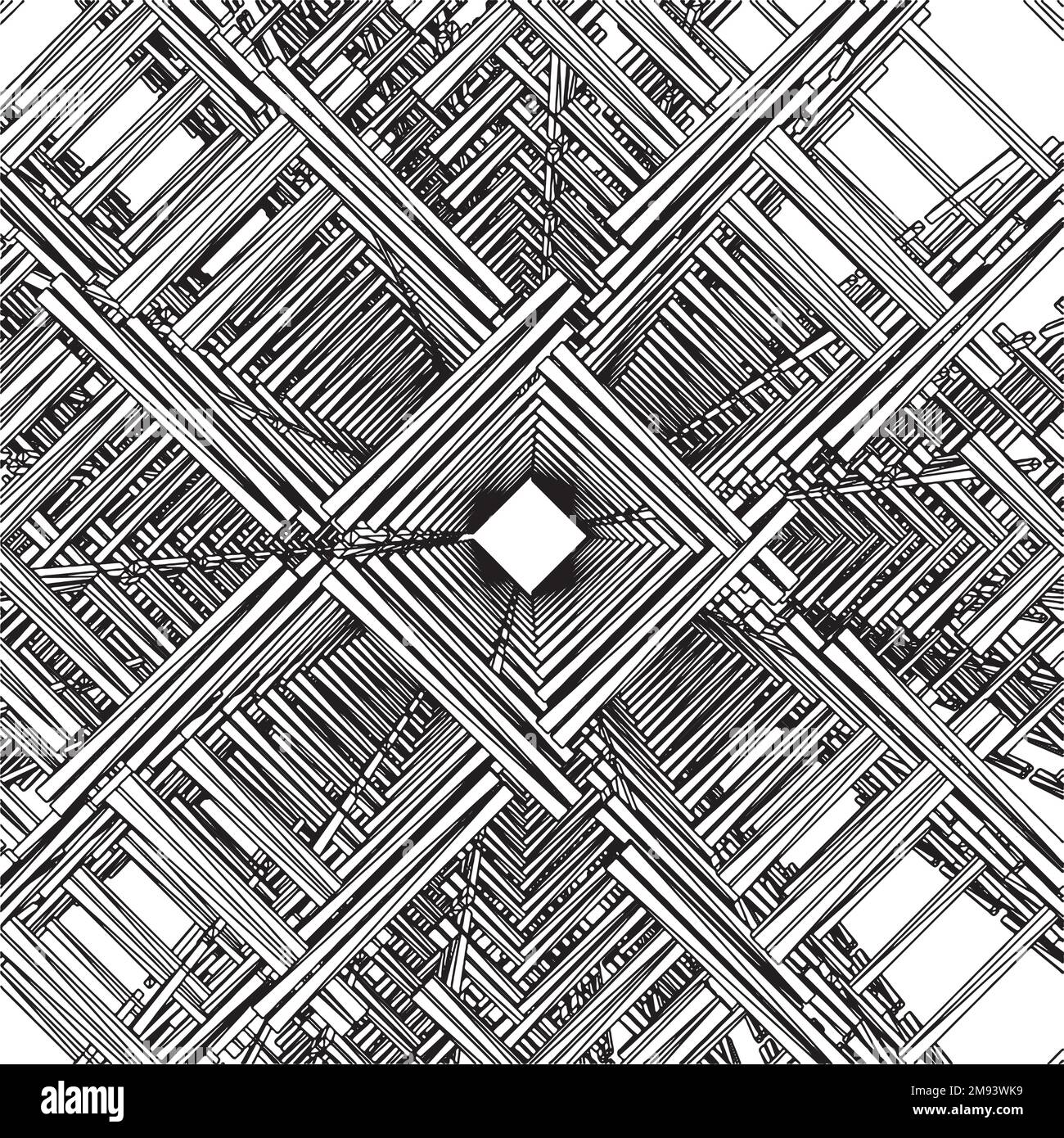 Abstract Constructions Structure Vector Stock Vector Image And Art Alamy