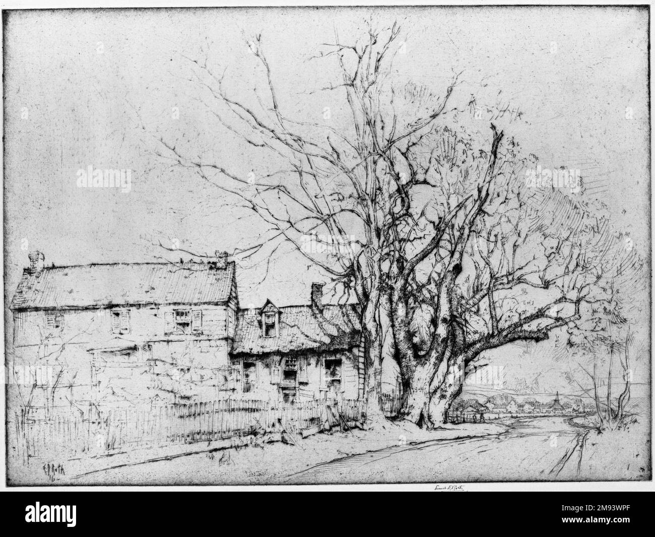 A New Jersey Farm House Ernest David Roth (American, 1879-1964). , 1916 ...