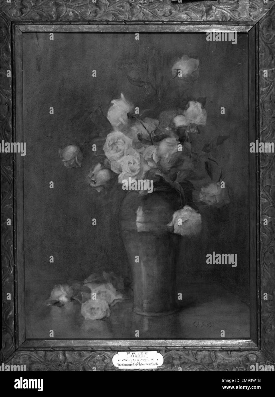 Tea Roses Emily Maria Scott (Spafard) (American, 1832-1915). Tea Roses ...