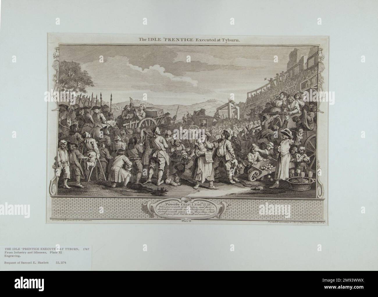 The Idle 'Prentice Executed at Tyburn William Hogarth (British, 1697 ...