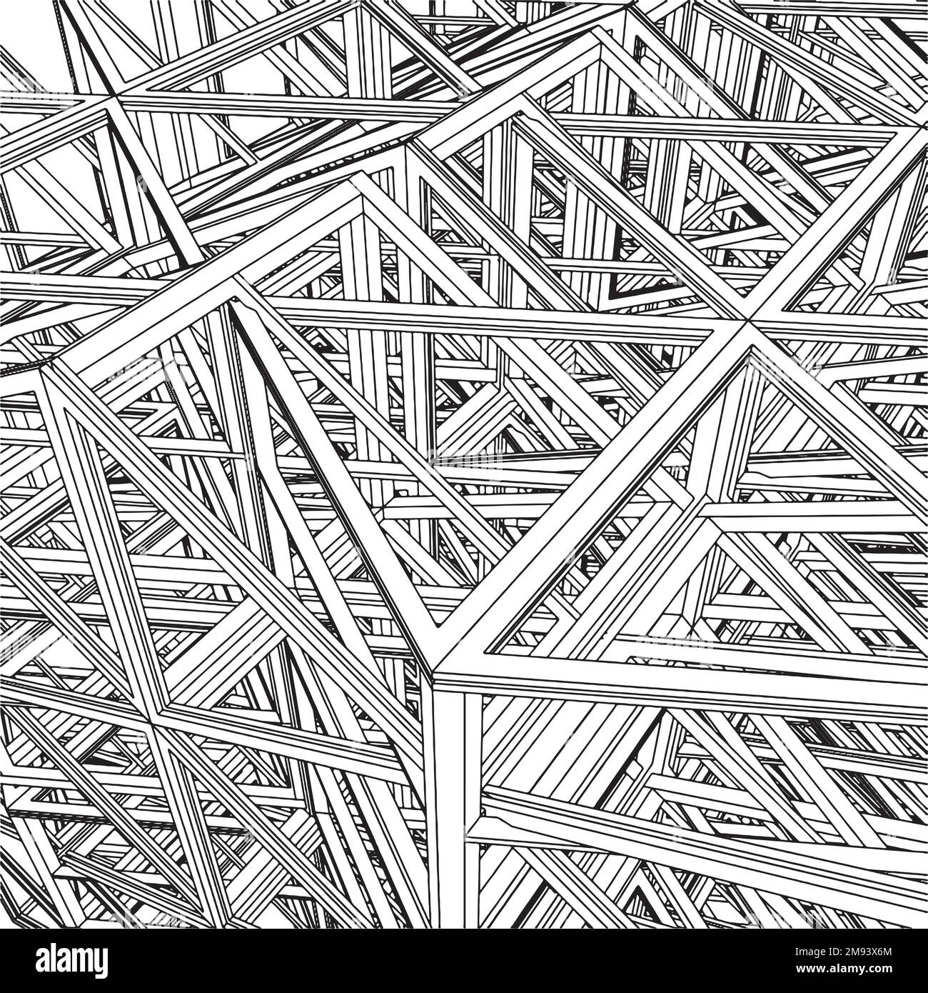 Abstract Constructions Structure Vector Stock Vector Image & Art - Alamy