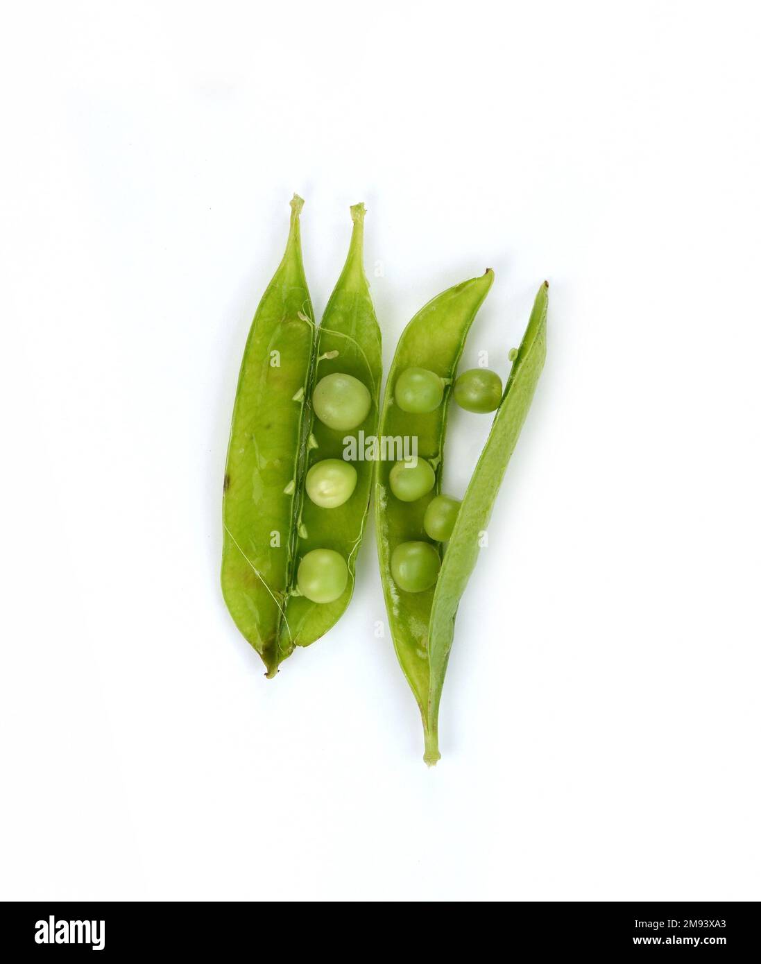green pea vegetable bean isolated on white background Stock Photo - Alamy