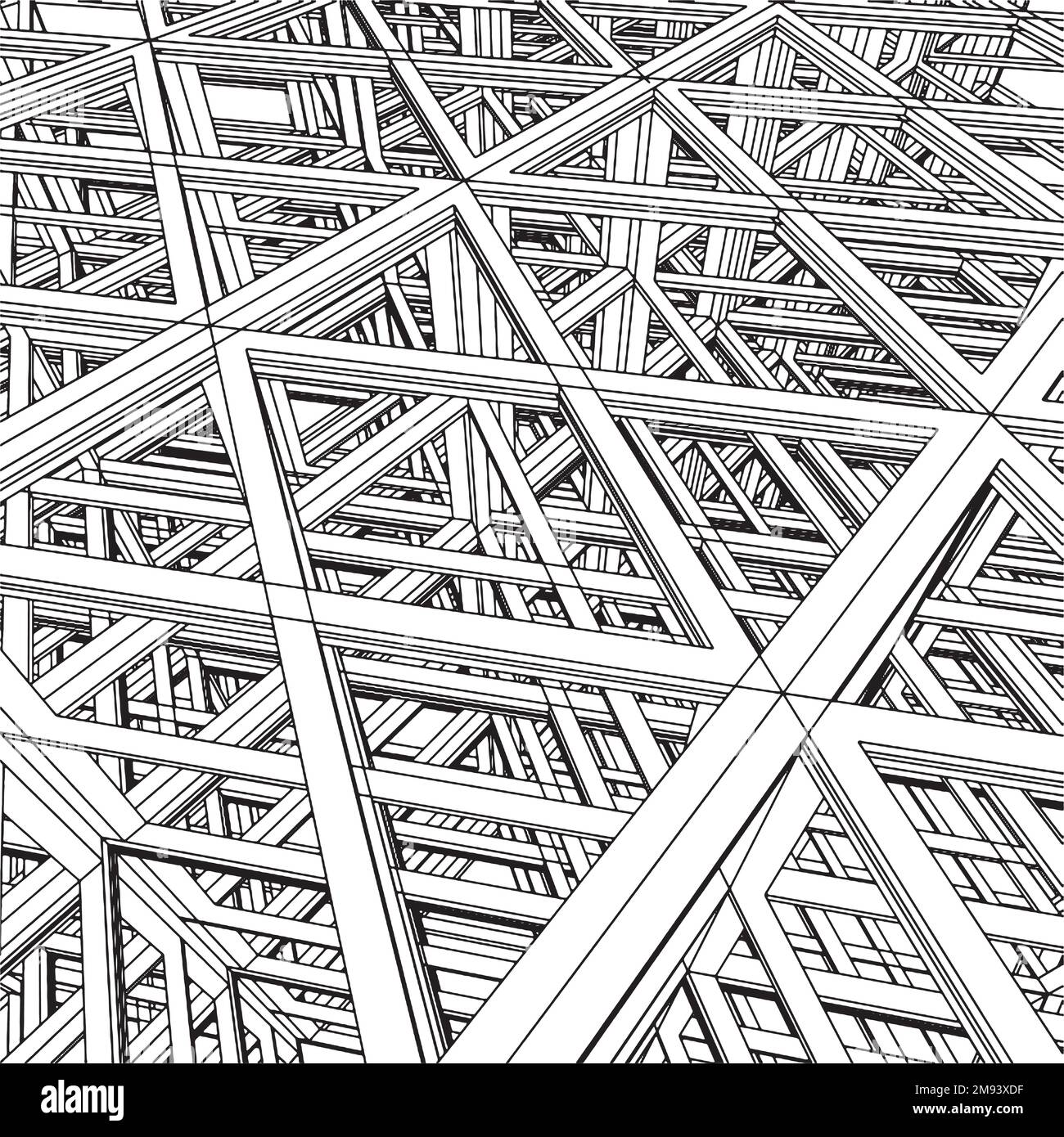 Abstract Constructions Structure Vector Stock Vector Image And Art Alamy