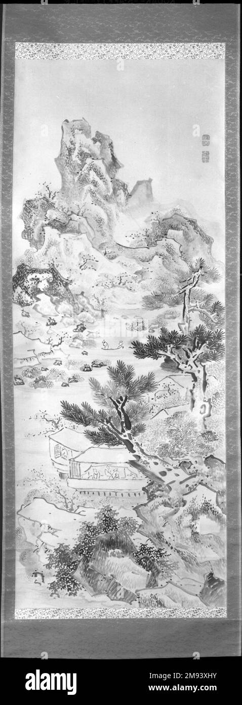 Landscape Ike-No Taiga (Japanese, 1723-1776). , 18th century. Ink on ...