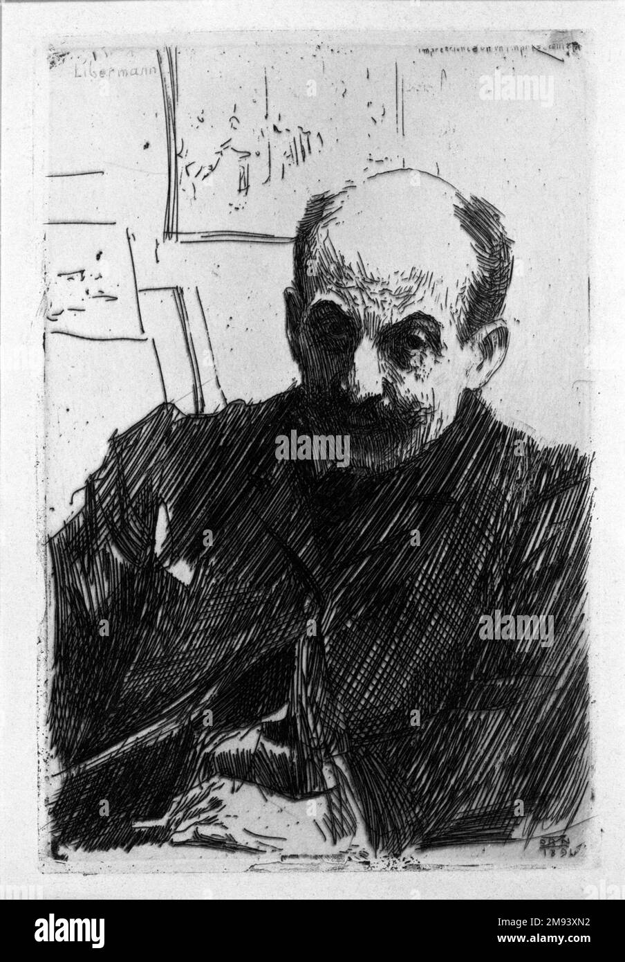 Max Liebermann Anders Zorn (Swedish, 1860-1920). , 1891. Etching on ...
