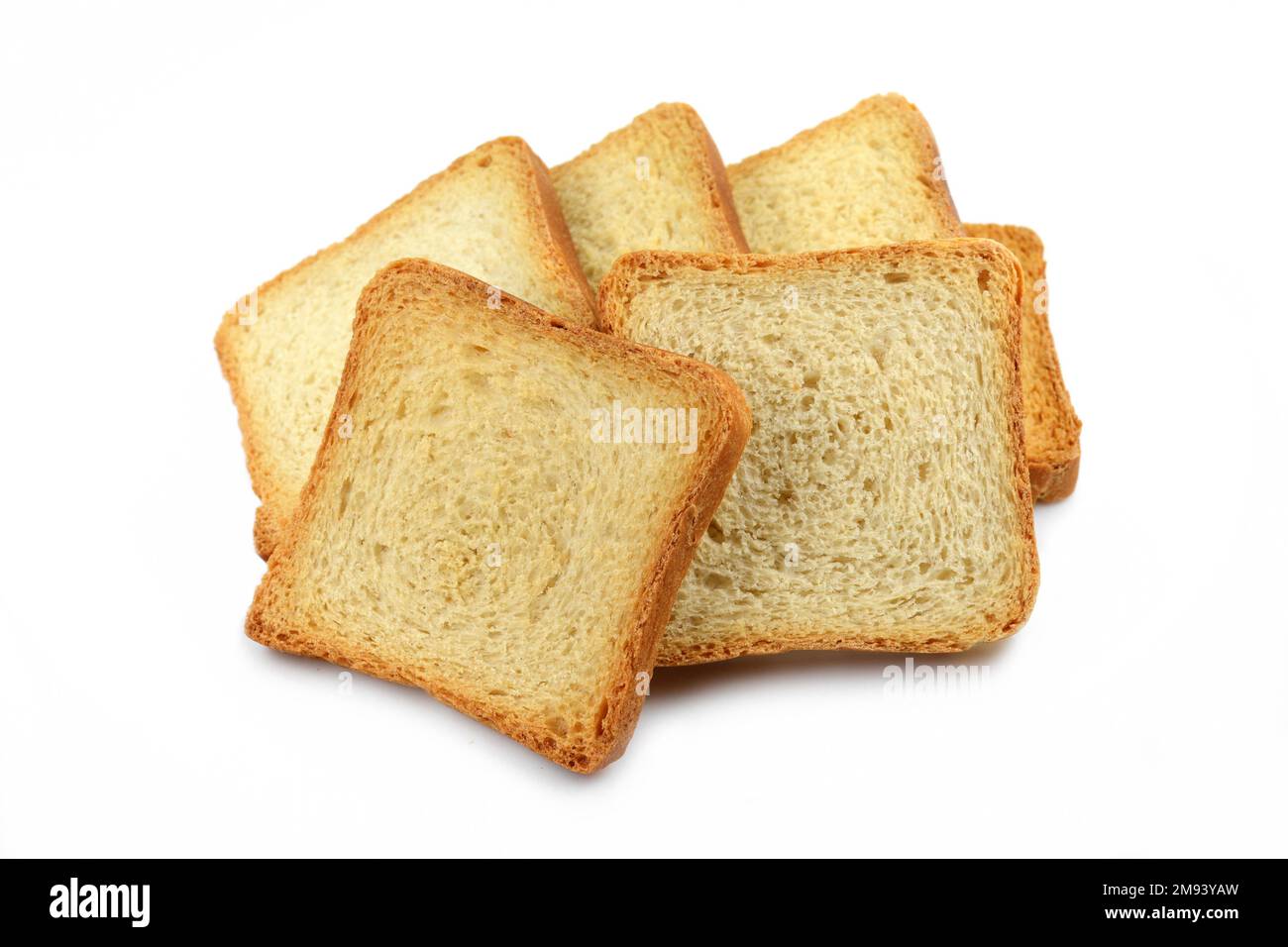 Sliced Toast Bread isolated on white background Stock Photo - Alamy