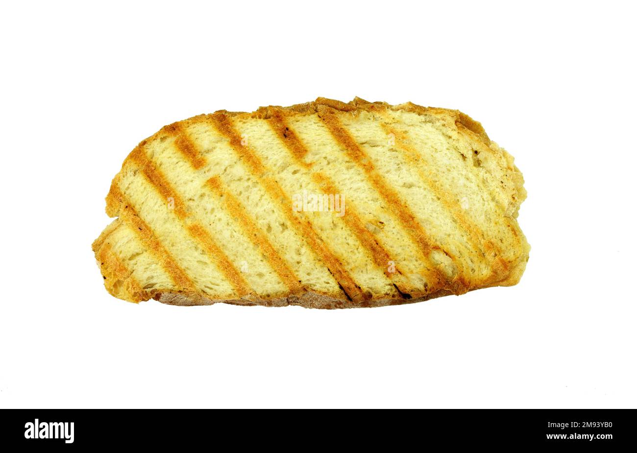 White bread toast. Isolated on white background. Toasted sandwich with ...