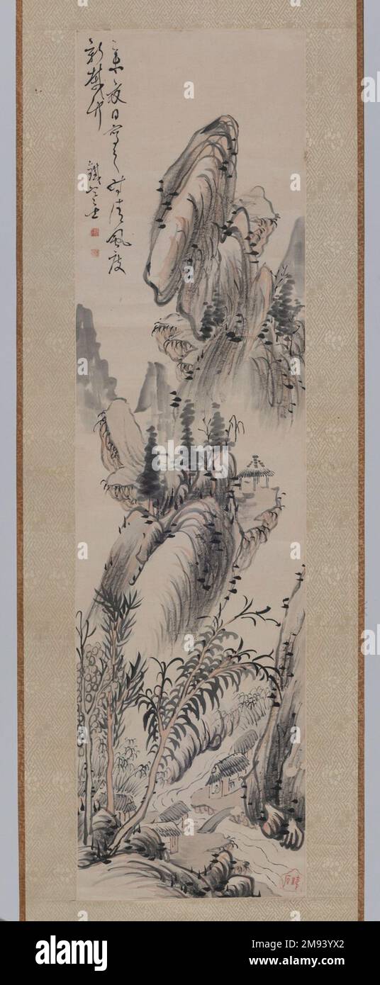 Landscape Fujimoto Tesseki (Japanese, 1817-1863). Landscape, 19th ...