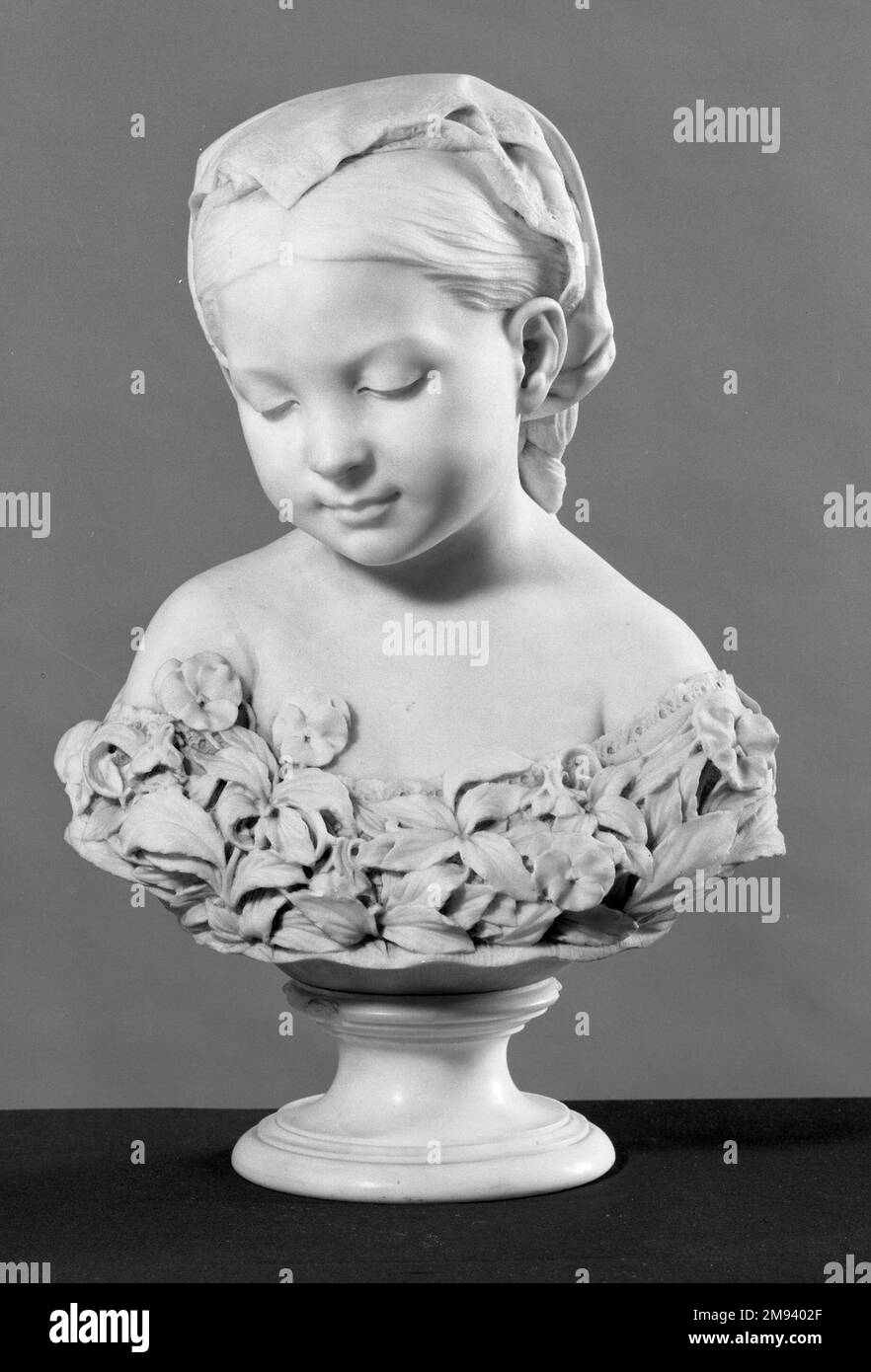 La Petite Pensée Thomas Ball (American, 1819-1911). La Petite Pensée ...