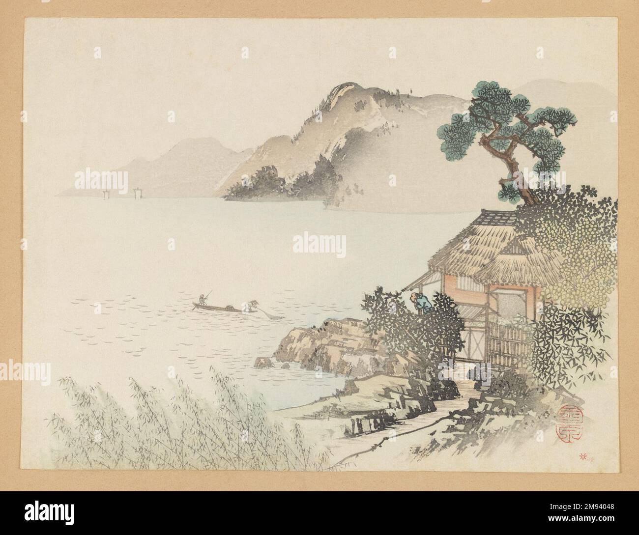 Villager Watching Fishermen Mochizuki Gyokusen (Japanese, 1794-1852 ...