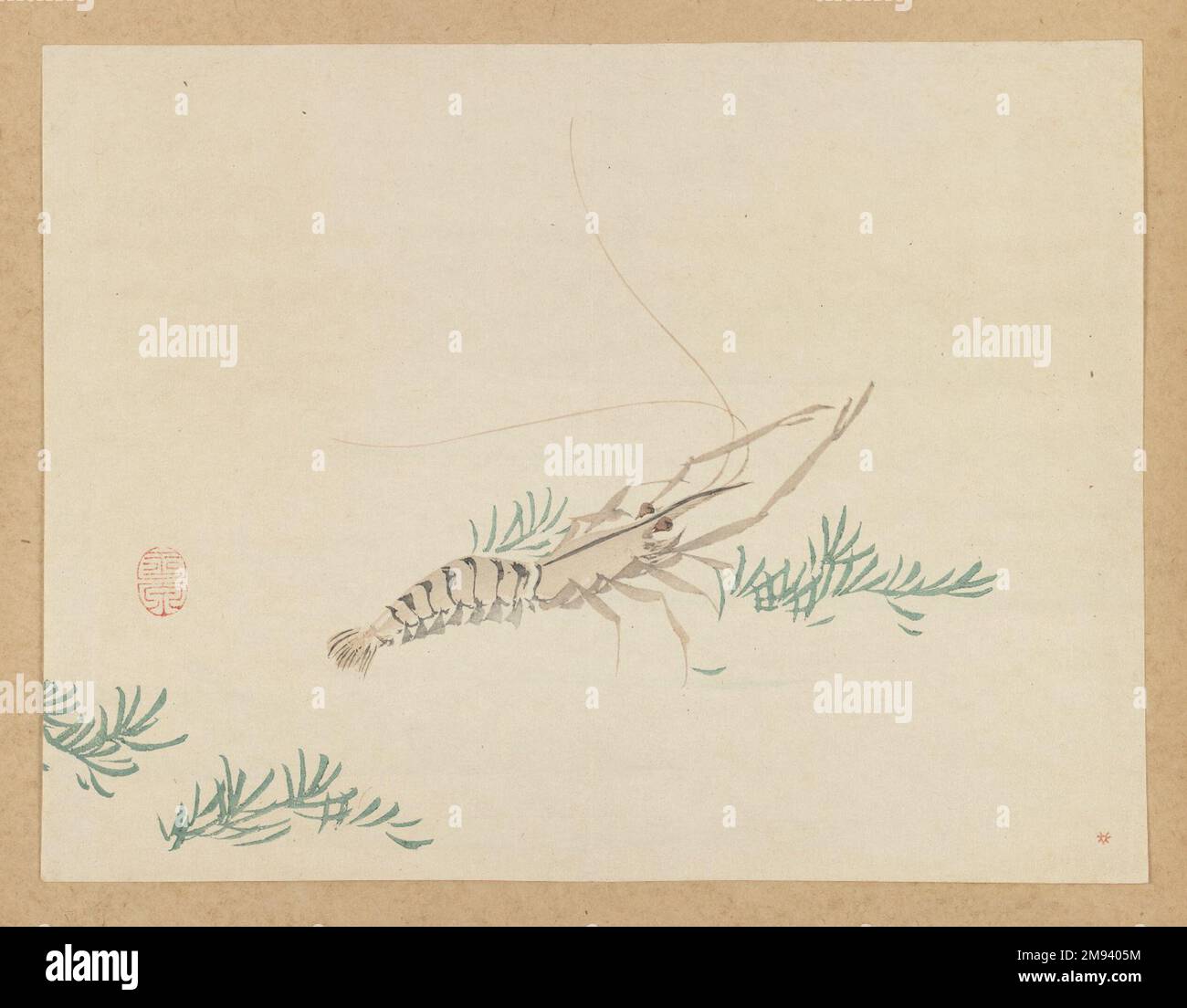 Crayfish Mochizuki Gyokusen (Japanese, 1794-1852). , ca. 1850 ...