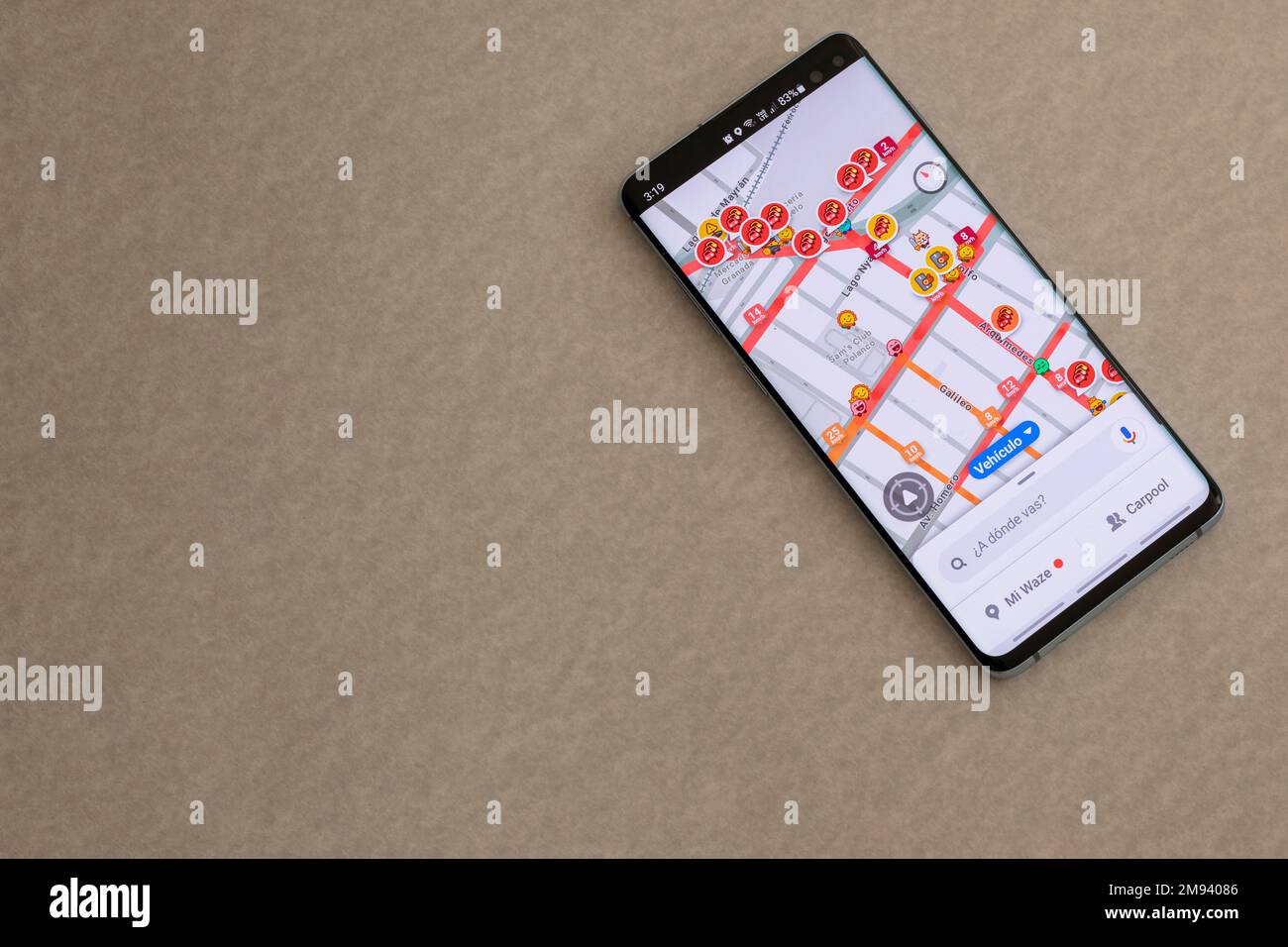 Map showing traffic hi-res stock photography and images - Alamy